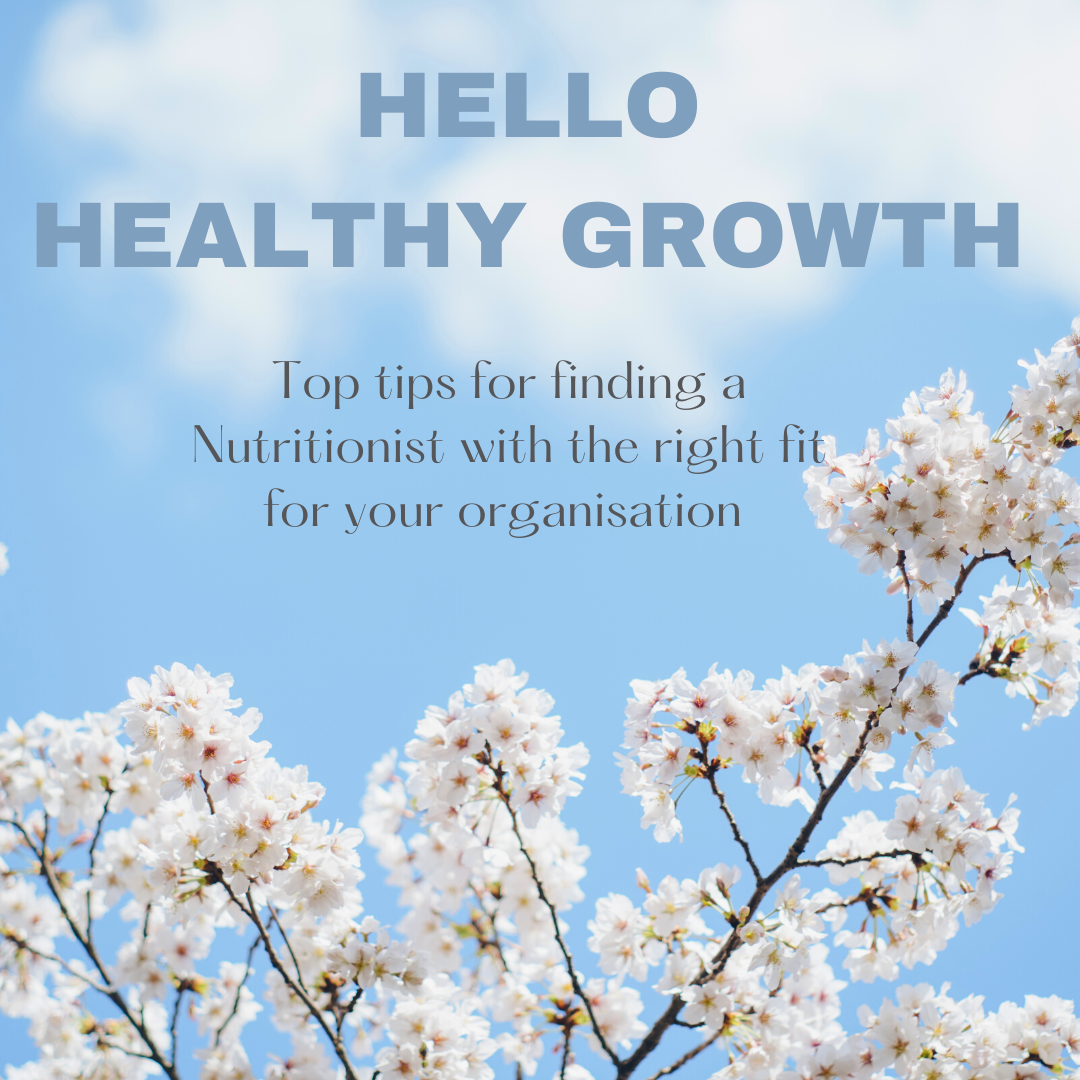 How to find the right Nutritionist who will bring healthy growth to ...